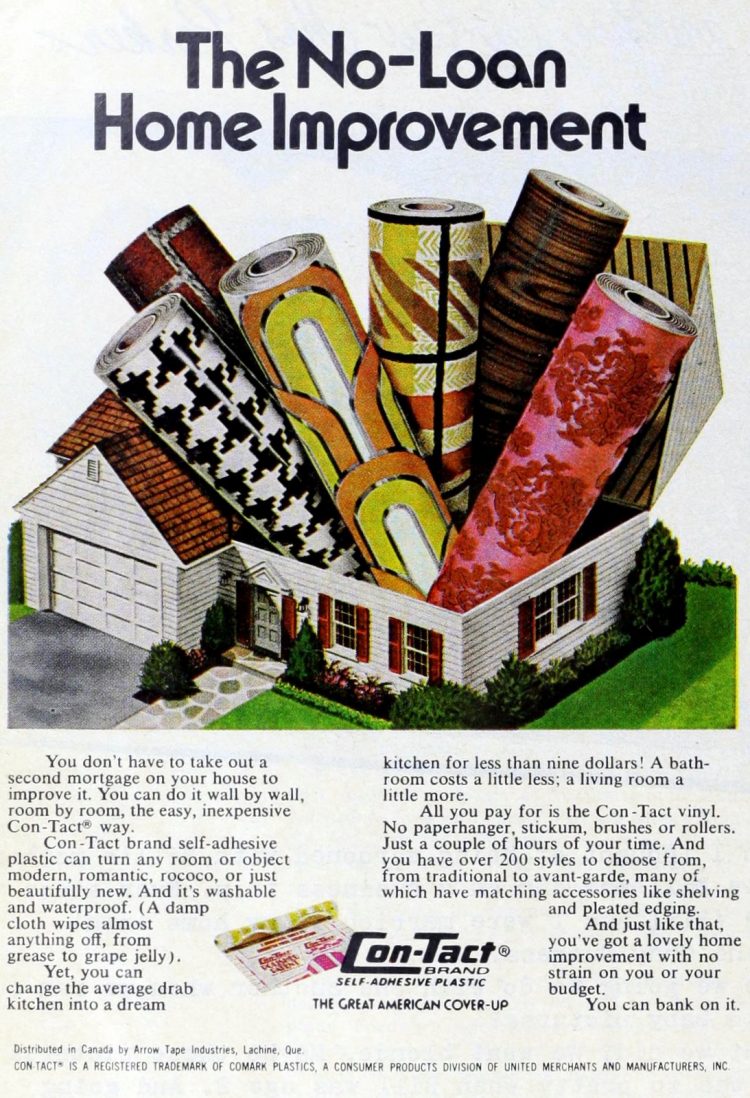 Not just shelf liner: Retro ConTact paper was an easy home decor ...