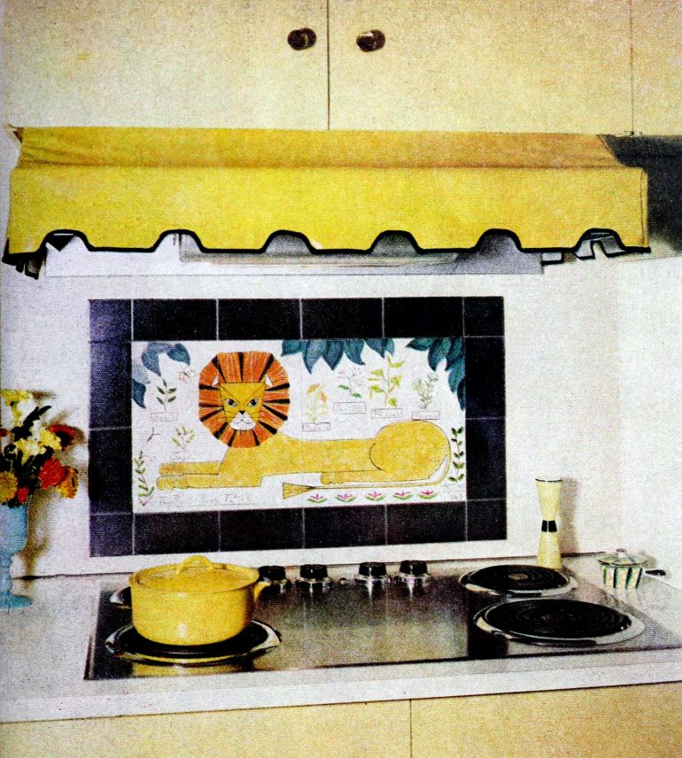 20 vintage 1960s kitchen tile design ideas & popular retro mosaic tile ...