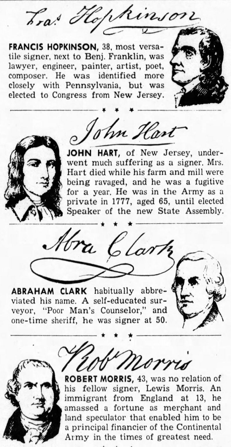 The signers of the Declaration of Independence: Their triumphs ...