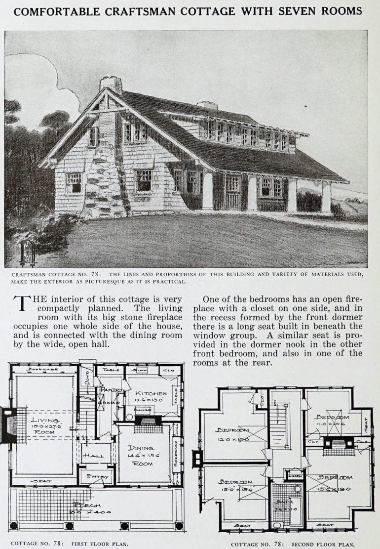 These 26 gorgeous vintage Craftsman house plans will make you want to build one the old ...