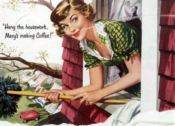The perfect '50s housewife & her everyday cleaning life - Click Americana