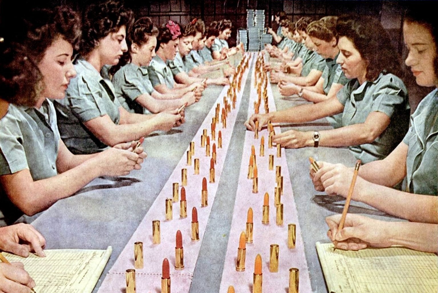 How is lipstick made? A fascinating behind-the-scenes look at 1940s ...