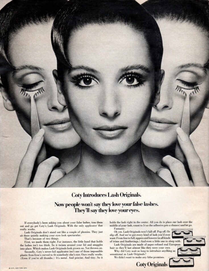 How to use false eyelashes to get a real big-eyed retro look: Vintage ...