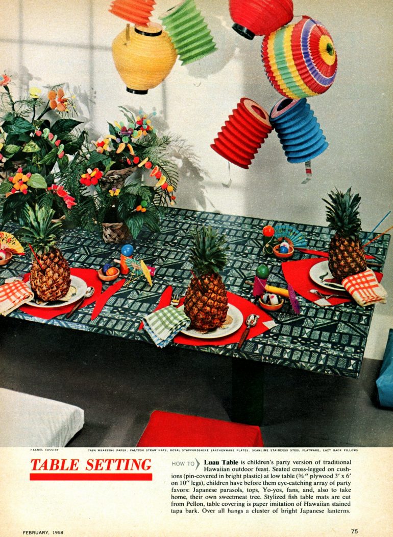 How to have a retro Hawaiian luau party - Click Americana