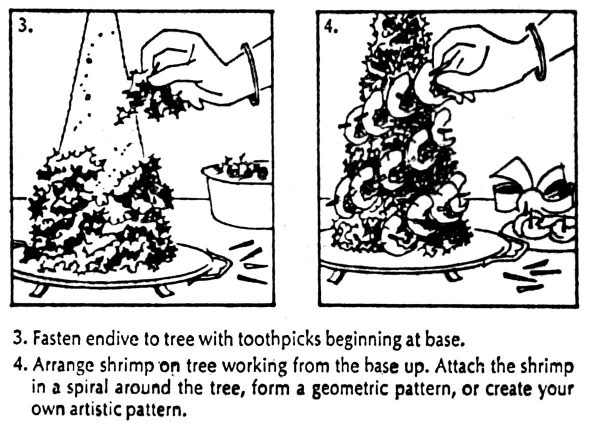 How to make a festive shrimp Christmas tree appetizer for your holiday ...