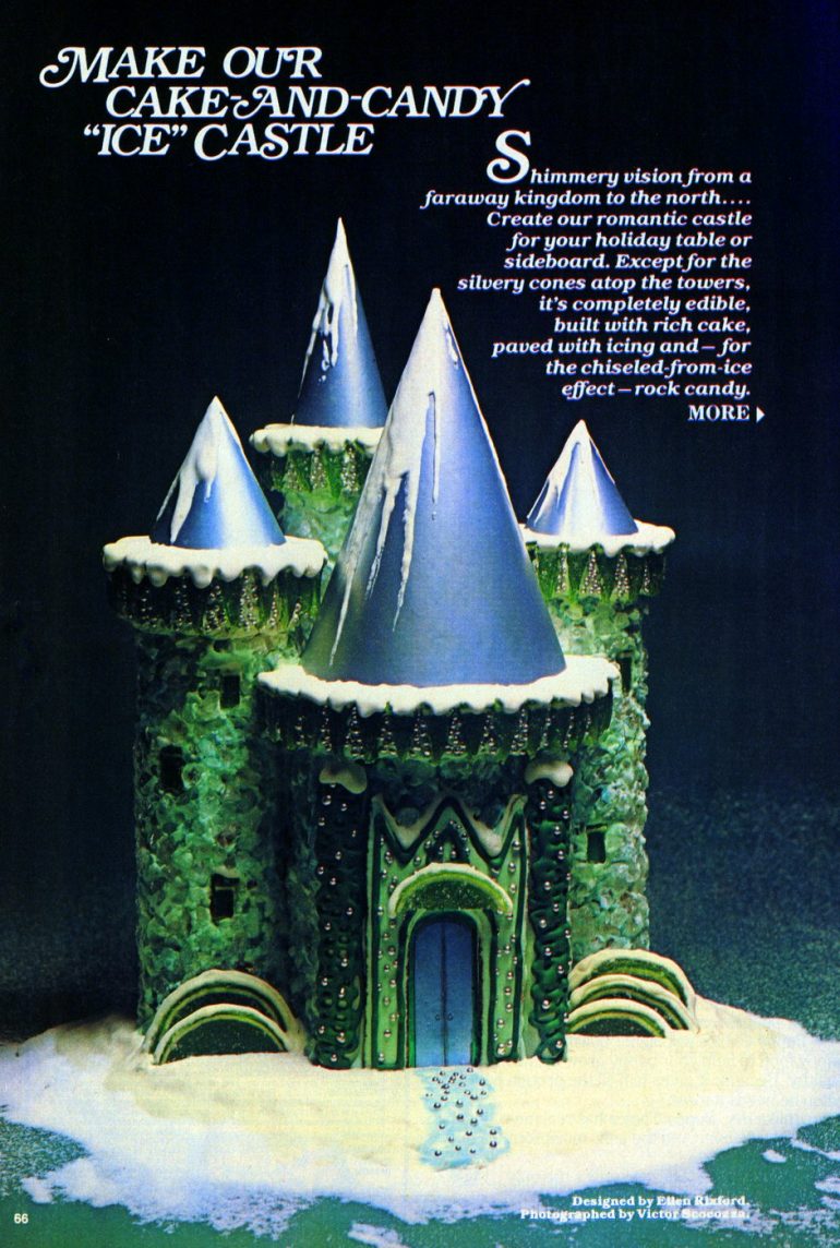 How to make a fantastic decorated ice castle cake (1979) - Click Americana