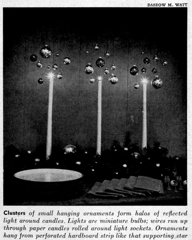 How to make an amazing invisible floating Christmas tree! A retro DIY ...