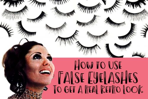 How to use false eyelashes to get a real big-eyed retro look: Vintage ...