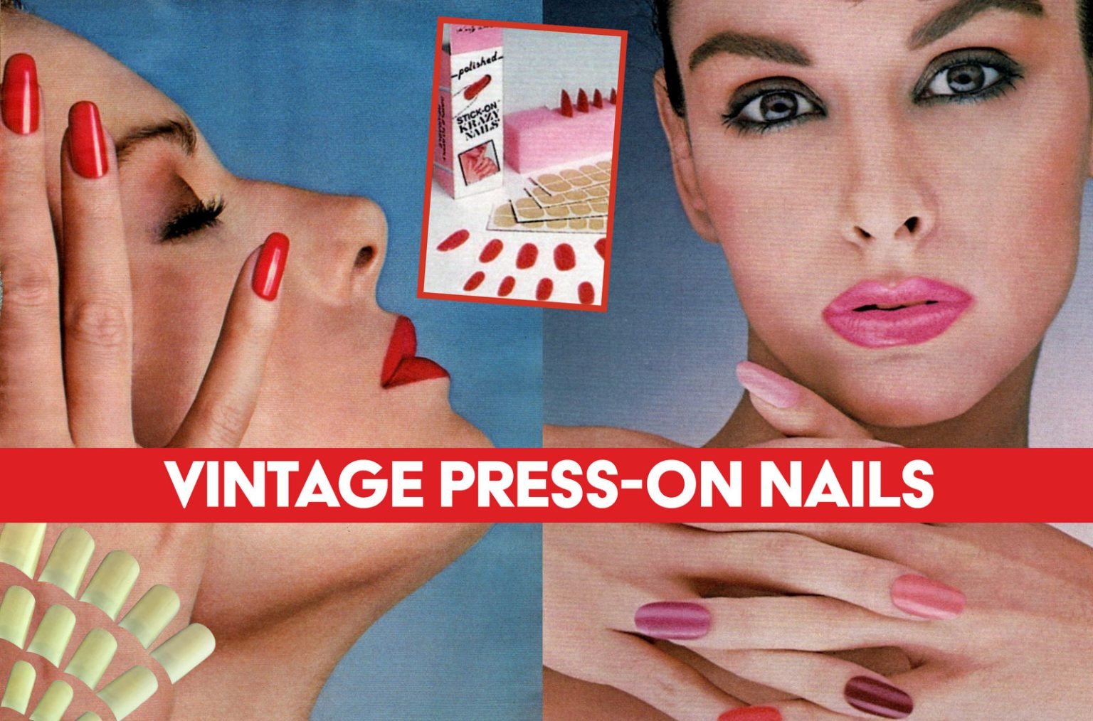 Vintage press-on nails transformed 20th century manicures - here's how ...