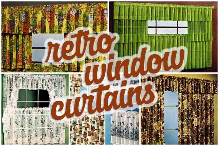See 100+ short retro window curtains & cafe curtains that were ...