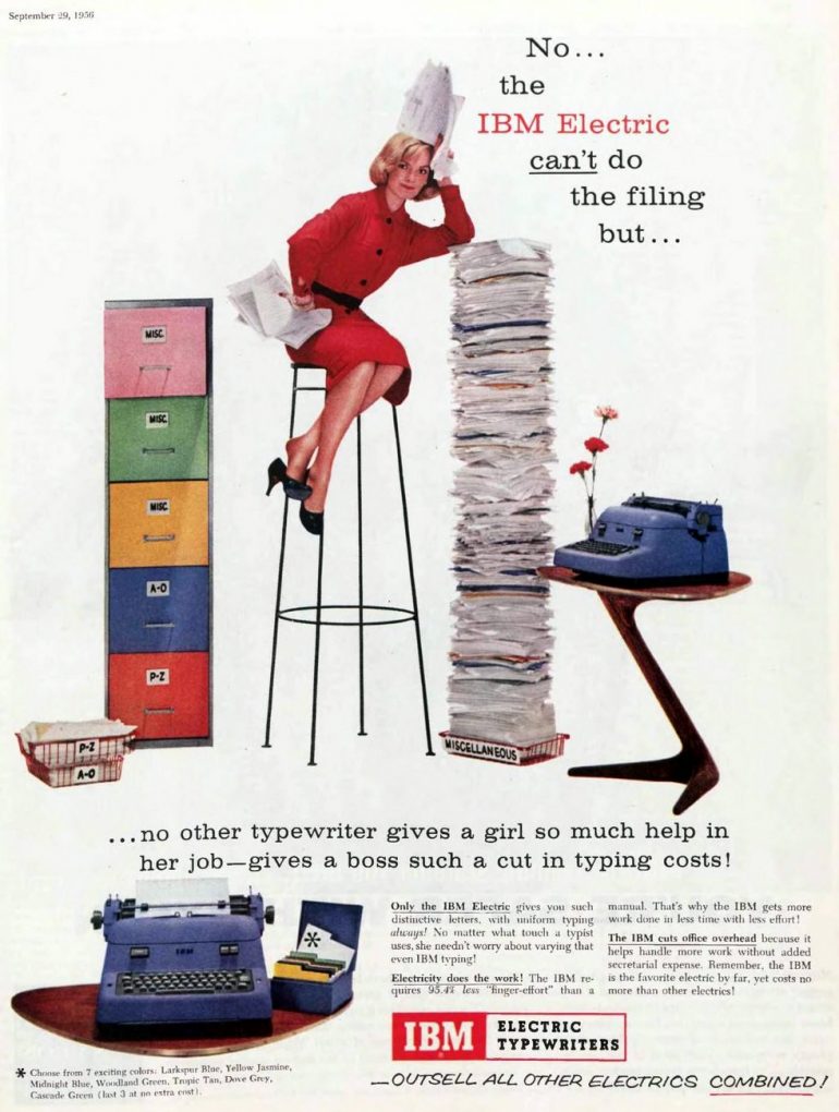 These old IBM electric typewriters rocked the business scene in the ...