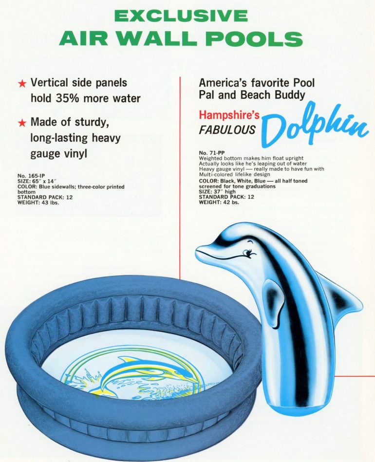 These vintage plastic wading pools from the 50s & 60s are still just as ...