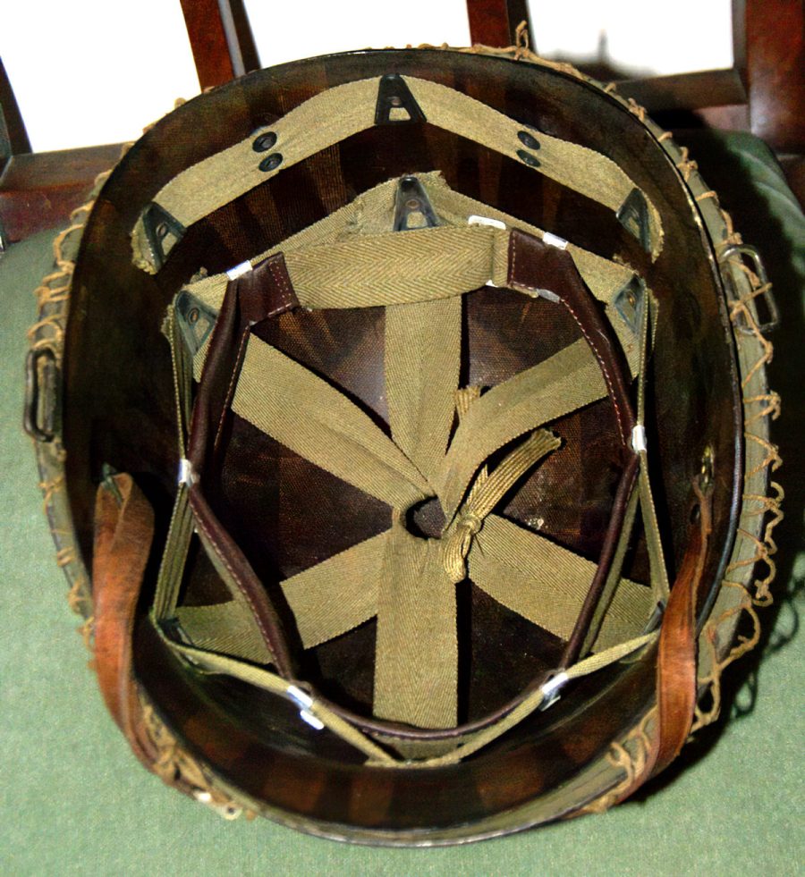 See a real vintage WW2 helmet up close - Click Americana