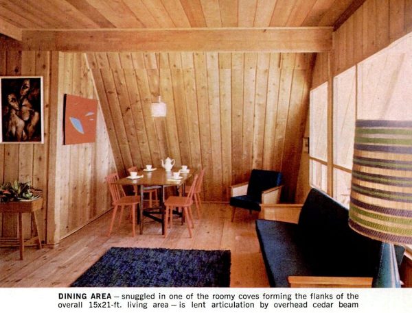 Vintage A-frame house plans for second homes & vacation cabins: 12 cool ...