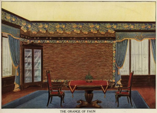 Vintage home wall decor from the 1910s, with 40 different room examples ...