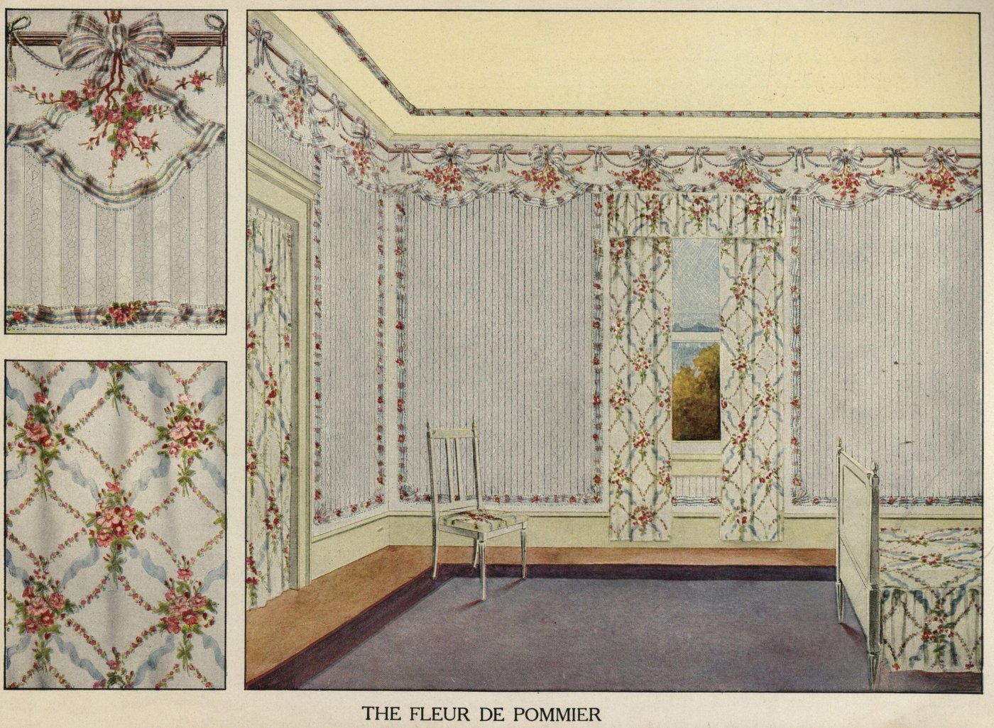 Vintage home wall decor from the 1910s, with 40 different room examples ...