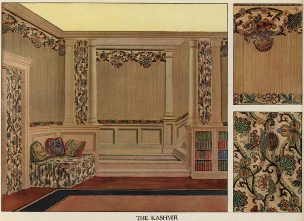 Vintage home wall decor from the 1910s, with 40 different room examples ...