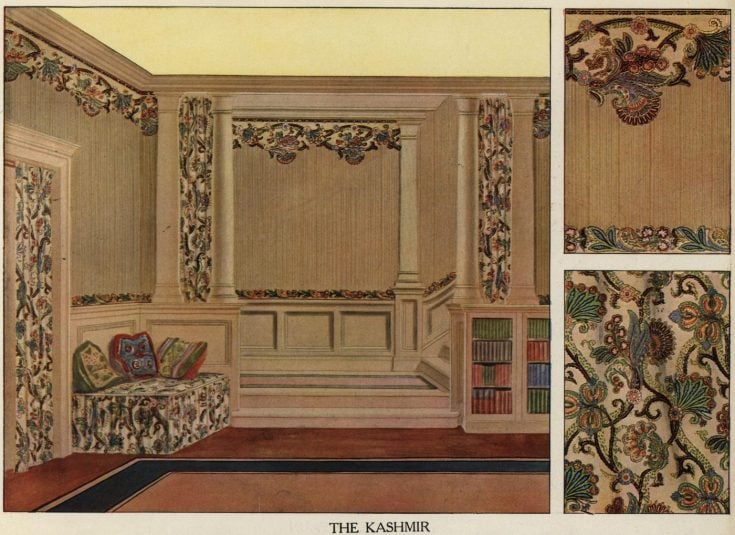 Vintage home wall decor from the 1910s, with 40 different room examples ...
