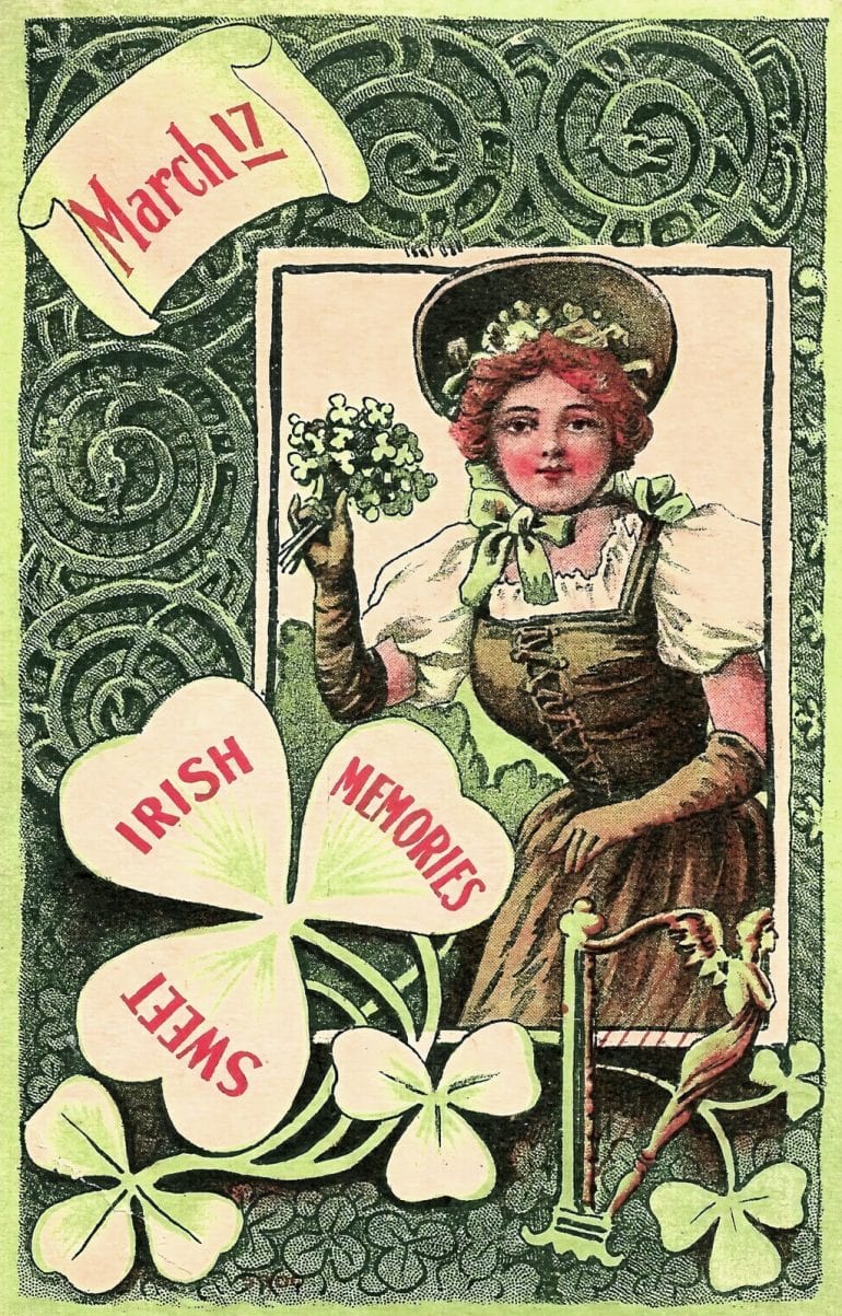 Vintage St Patrick's Day postcards: 31 must-see gems that connect you ...