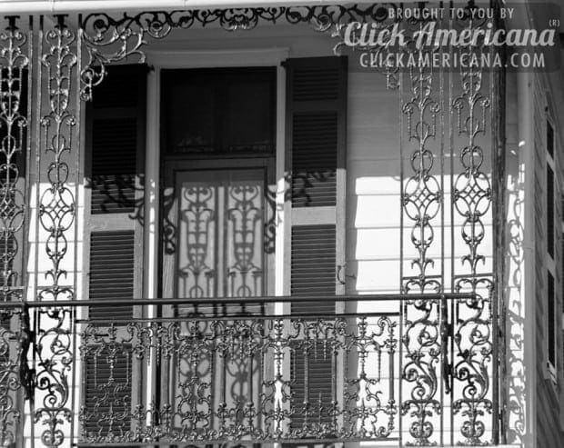 9 ornate Southern-style wrought-iron balconies - Click Americana