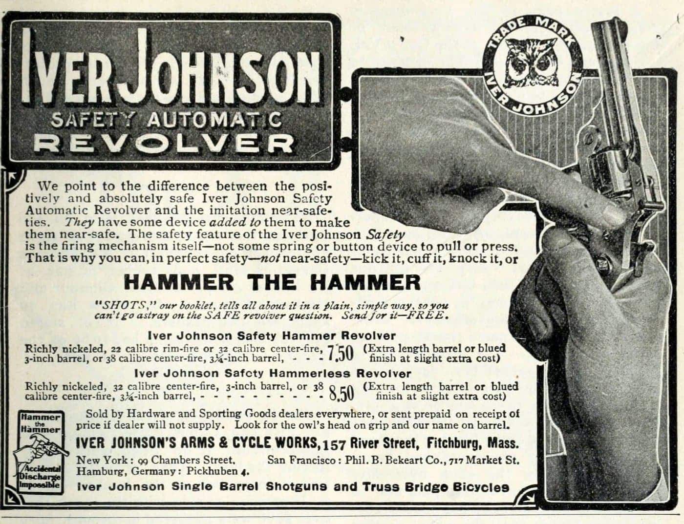 Vintage Iver Johnson safety revolvers (1905-1920) - Click Americana