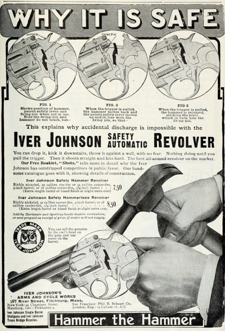 Vintage Iver Johnson safety revolvers (1905-1920) - Click Americana