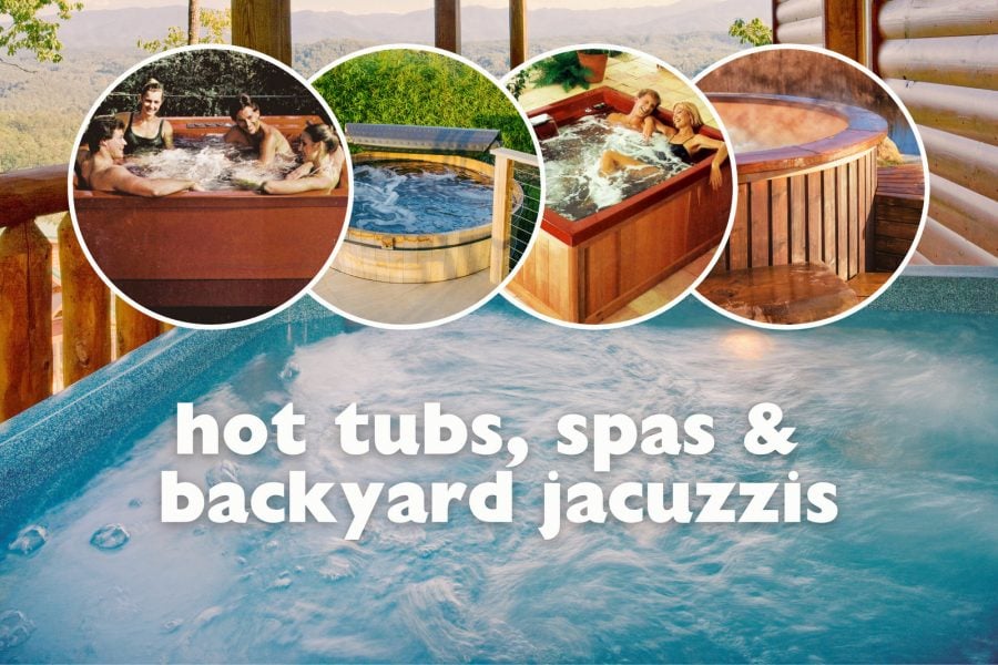Jacuzzis & hot tubs: Backyard hot tub & spa styles from the 70s & 80s ...