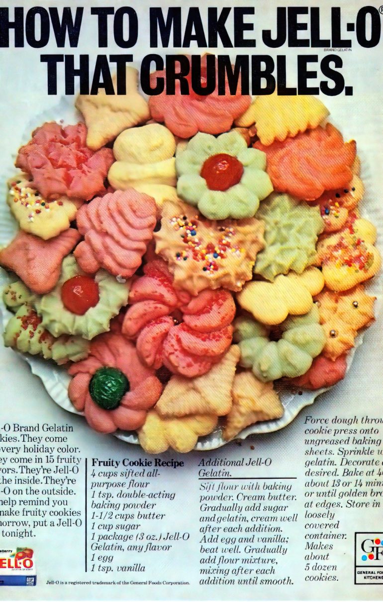 Jell-O fruity cookie recipe, plus more retro 1970s ideas for using ...