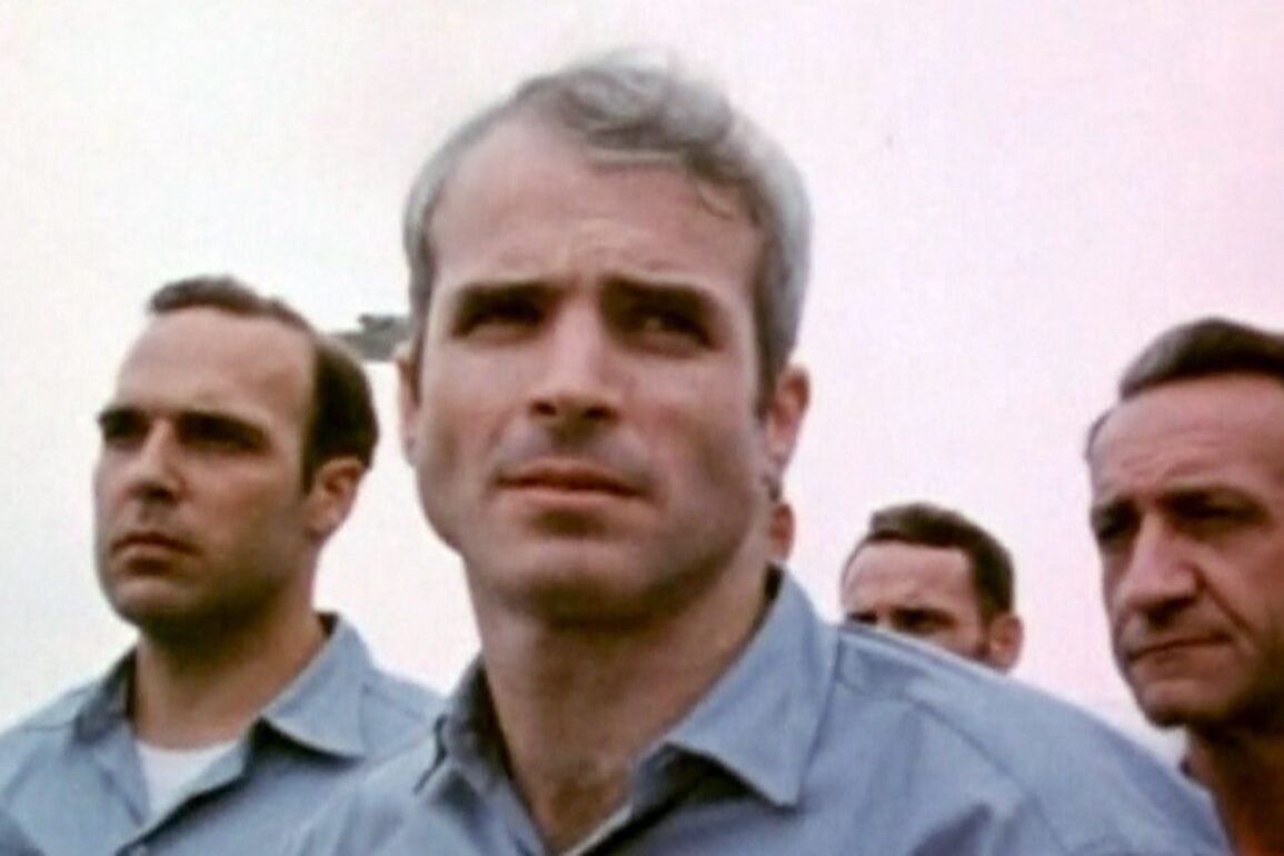 Ex-POW John McCain tells the story of his captivity in Vietnam (1973 ...