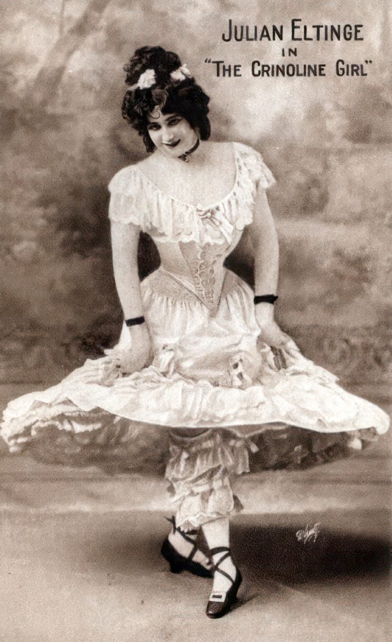 Crinolines & petticoat skirts were big style in the 1950s... and in the 1850s - Click Americana