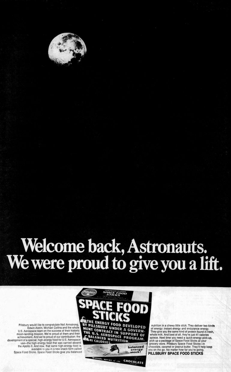 Pillsbury Space Food Sticks, the vintage snacks for astronauts that ...