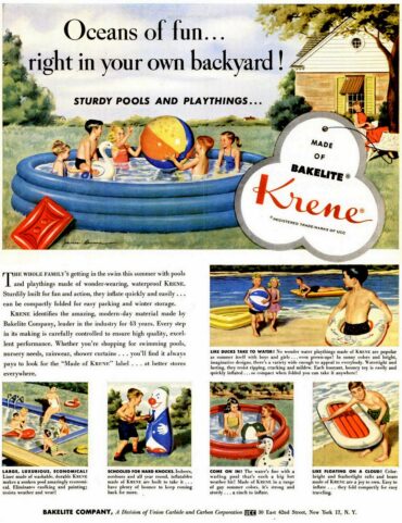 These vintage plastic wading pools from the 50s & 60s are still just as ...