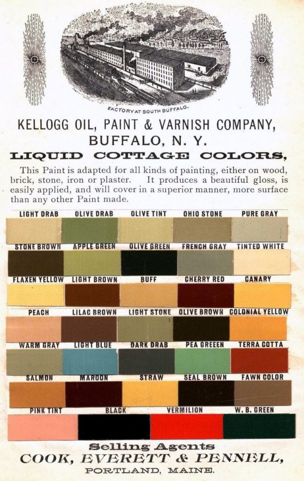 Shades of the past: Authentic Victorian house colors & paint sample ...