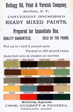 Shades of the past: Authentic Victorian house colors & paint sample ...