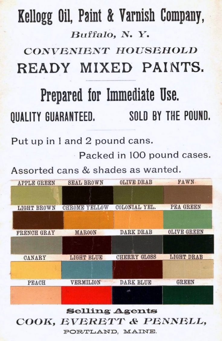 Shades of the past: Authentic Victorian house colors & paint sample ...