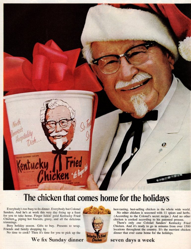 Kentucky Fried Chicken for Christmas? In the '60s, it was a thing ...