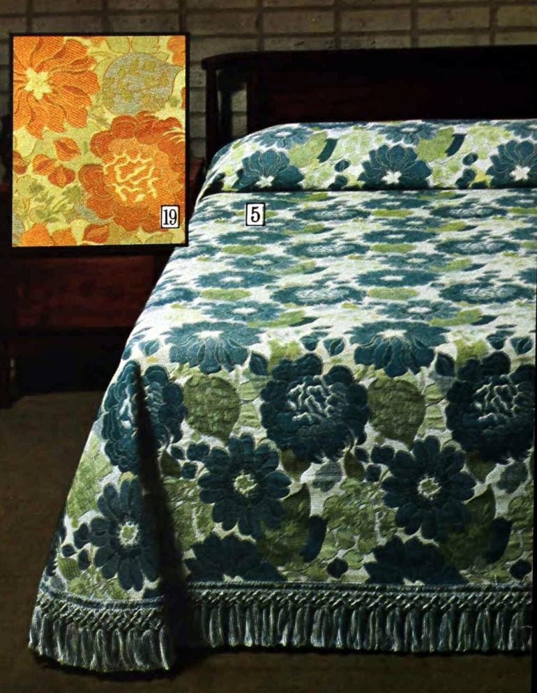 Vintage 1970s bedspreads with wild patterns and serious personality ...