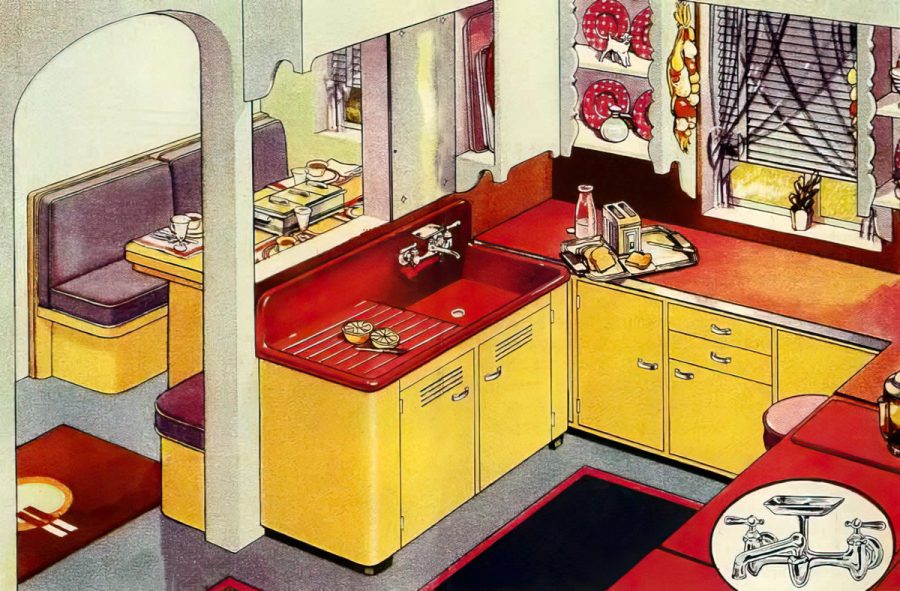 40 vintage breakfast nook ideas to make a cozy kitchen corner - Click ...