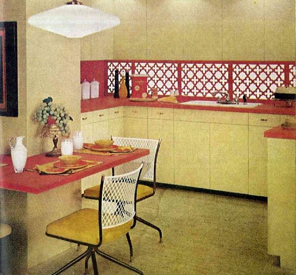 33 retro yellow kitchens that defined midcentury style in the most ...