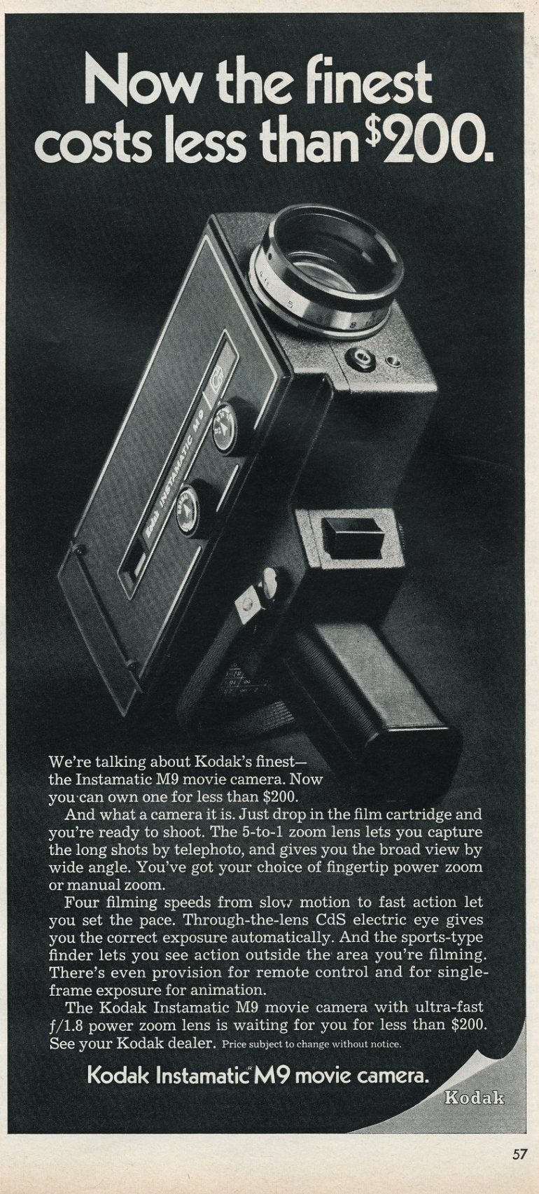 Vintage Kodak movie cameras for film: Brownies, Instamatics, Super 8 ...