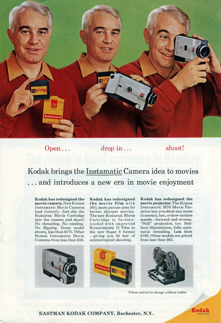Vintage Kodak movie cameras for film: Brownies, Instamatics, Super 8 ...