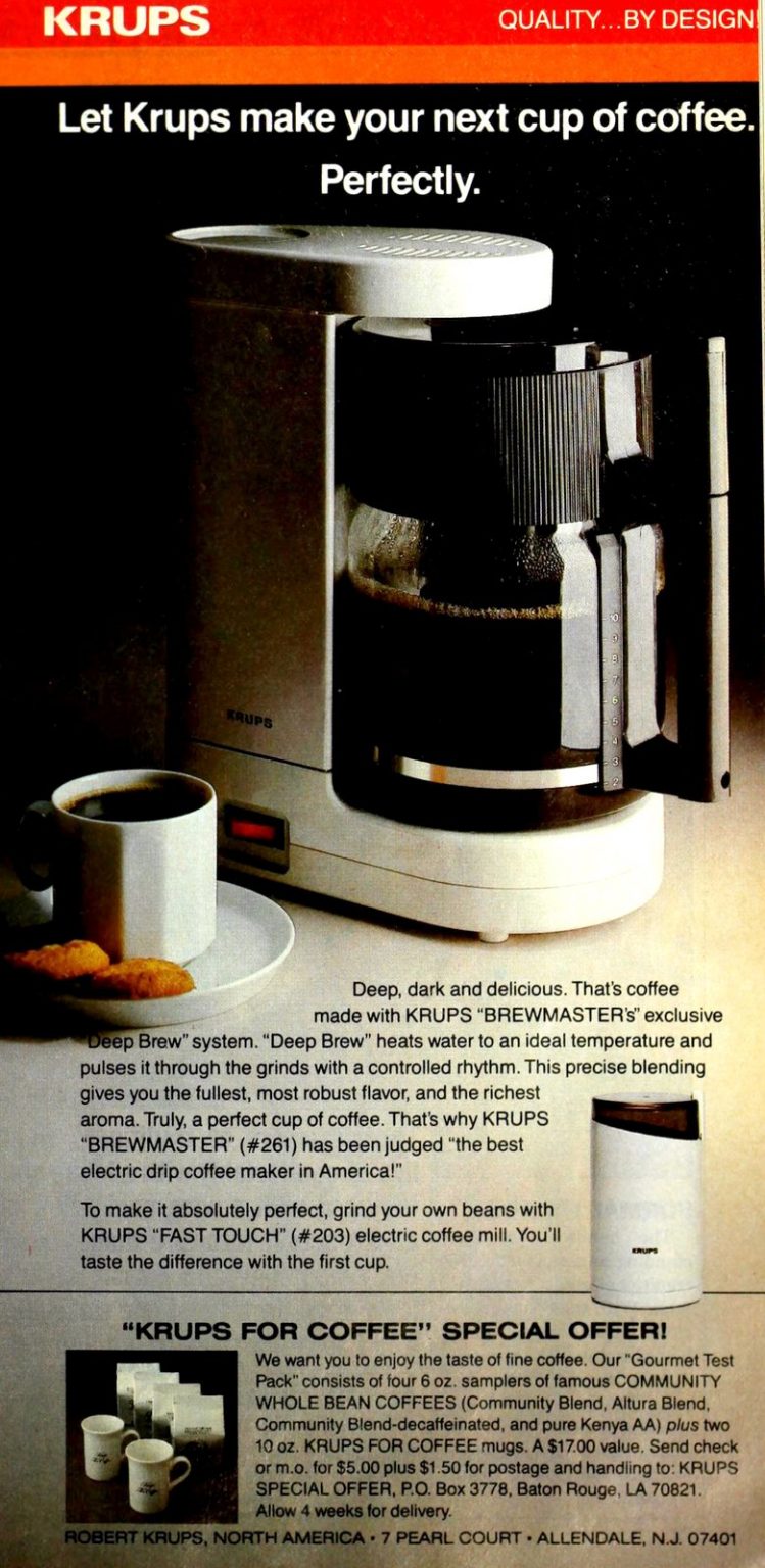 After vintage automatic coffeemakers like these were invented, mornings ...