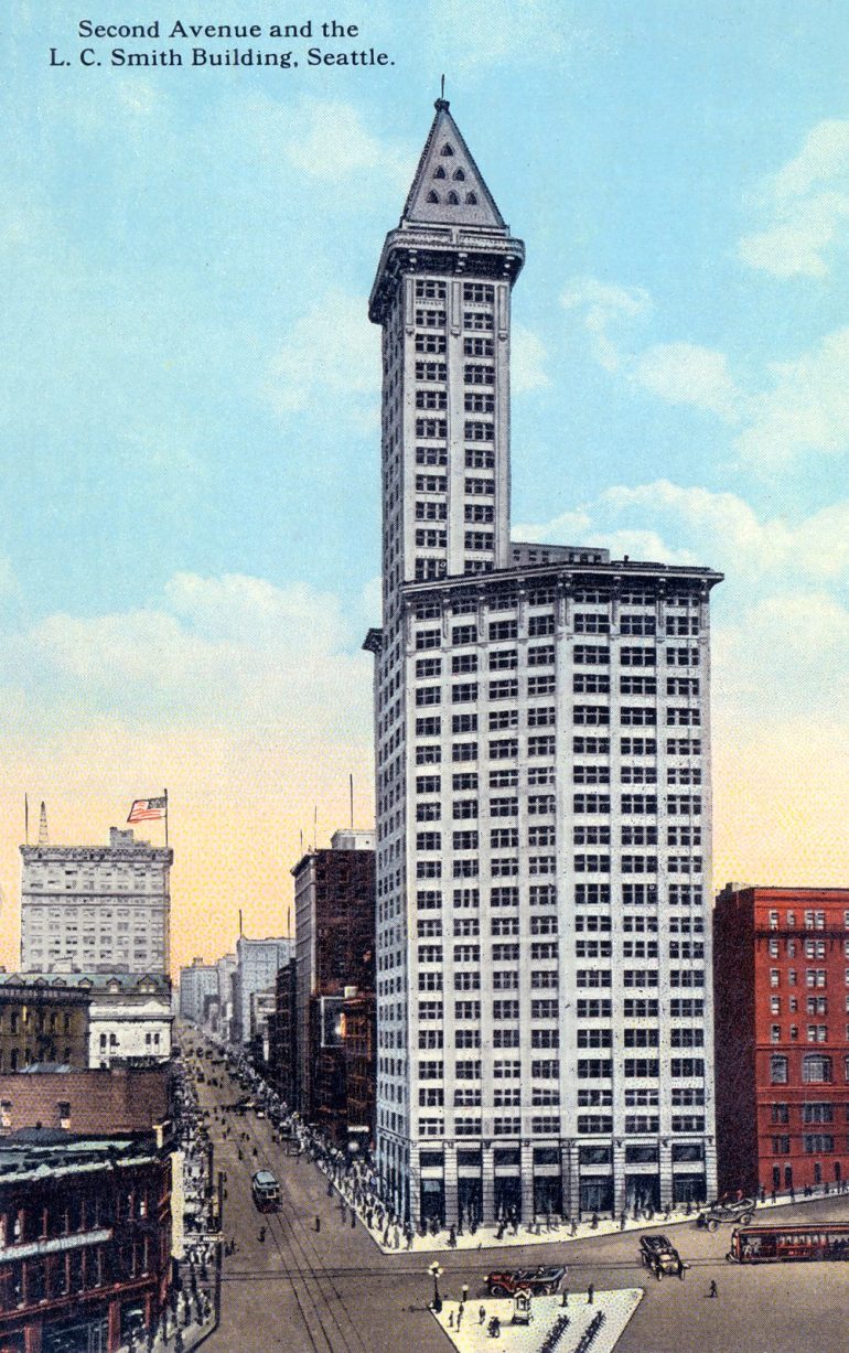 How the downtown Seattle skyline has changed over the past 150 years ...