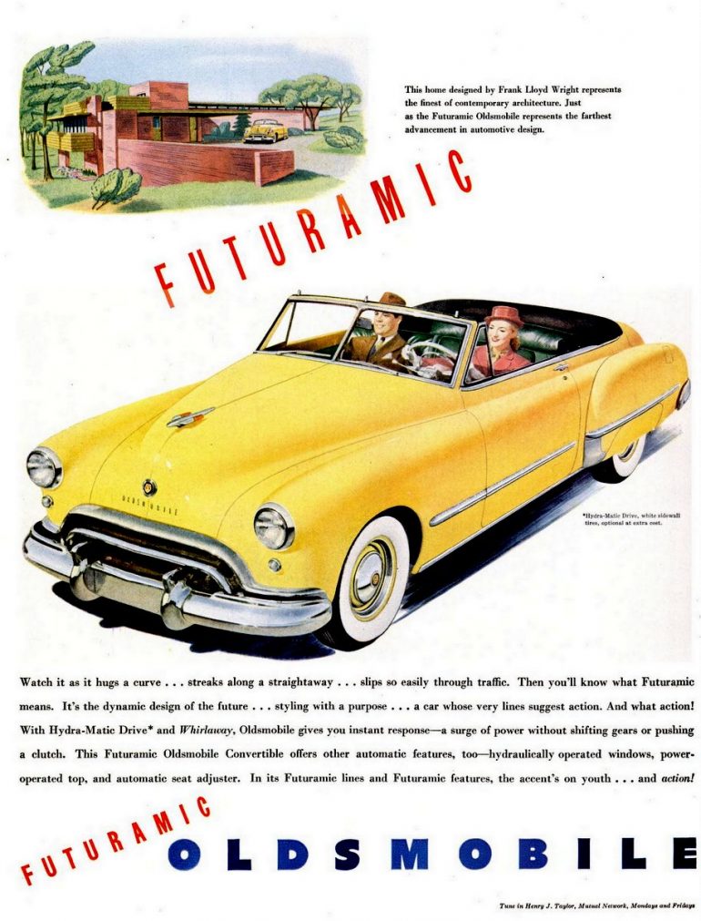 Get ready for Oldsmobile's 'new thrill' - Futuramic cars from the late ...