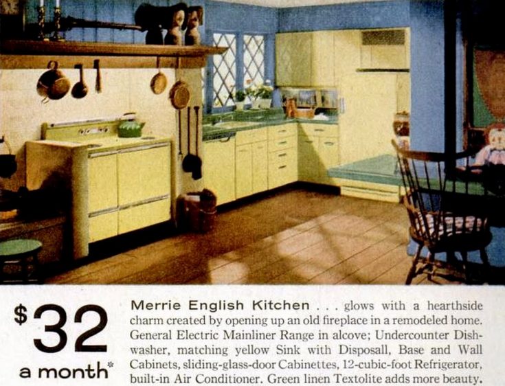 33 retro yellow kitchens that defined midcentury style in the most ...