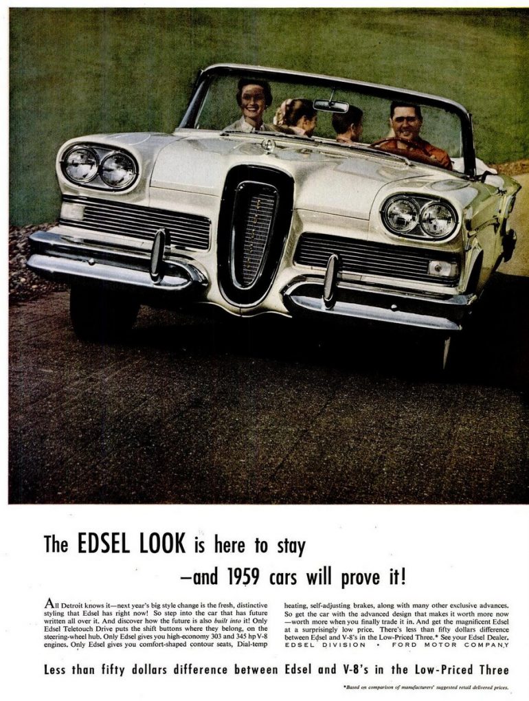 Ford Edsel: See all 18 models of the 1950s car that failed disastrously ...