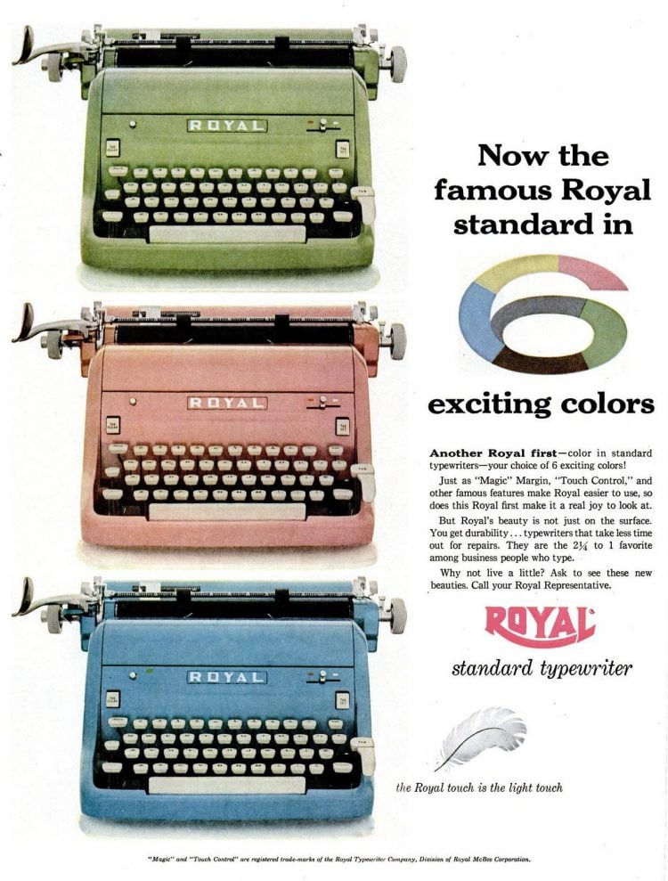 Vintage portable & manual typewriters from the 50s, 60s & 70s had the ...