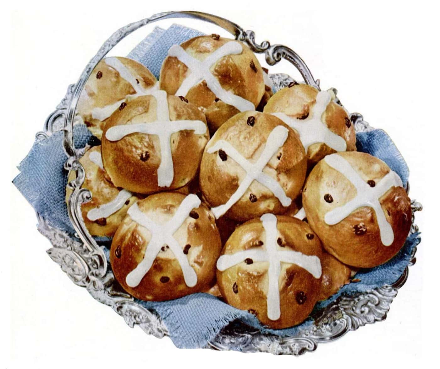 Old-fashioned hot cross buns: Classic recipes from 1912 - Click Americana