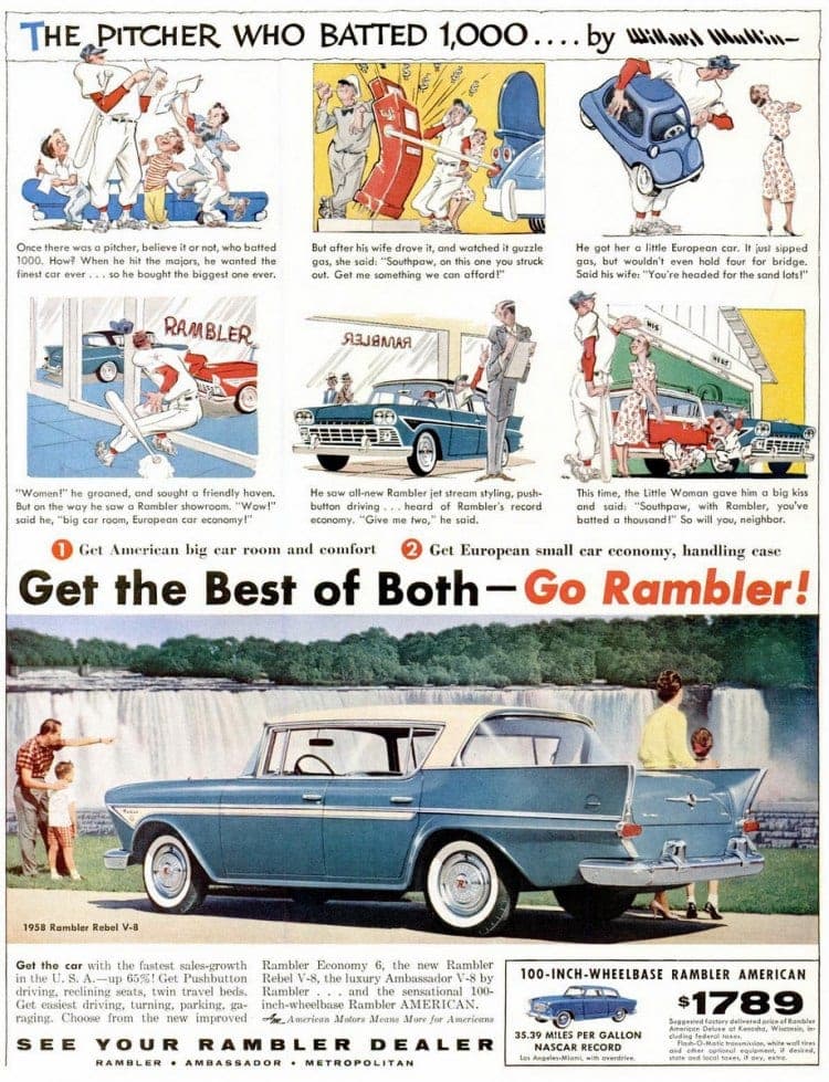 See these classic Rambler cars from the '50s - Click Americana