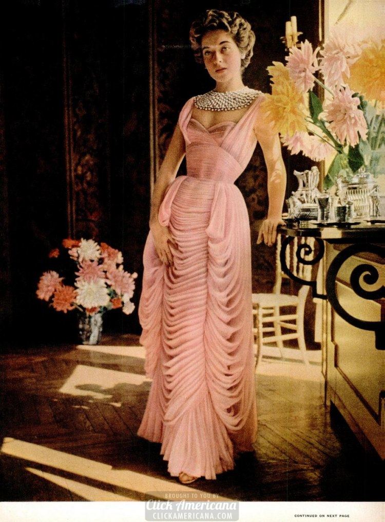 The belles of the ball gowns strutted their stuff in vintage French ...